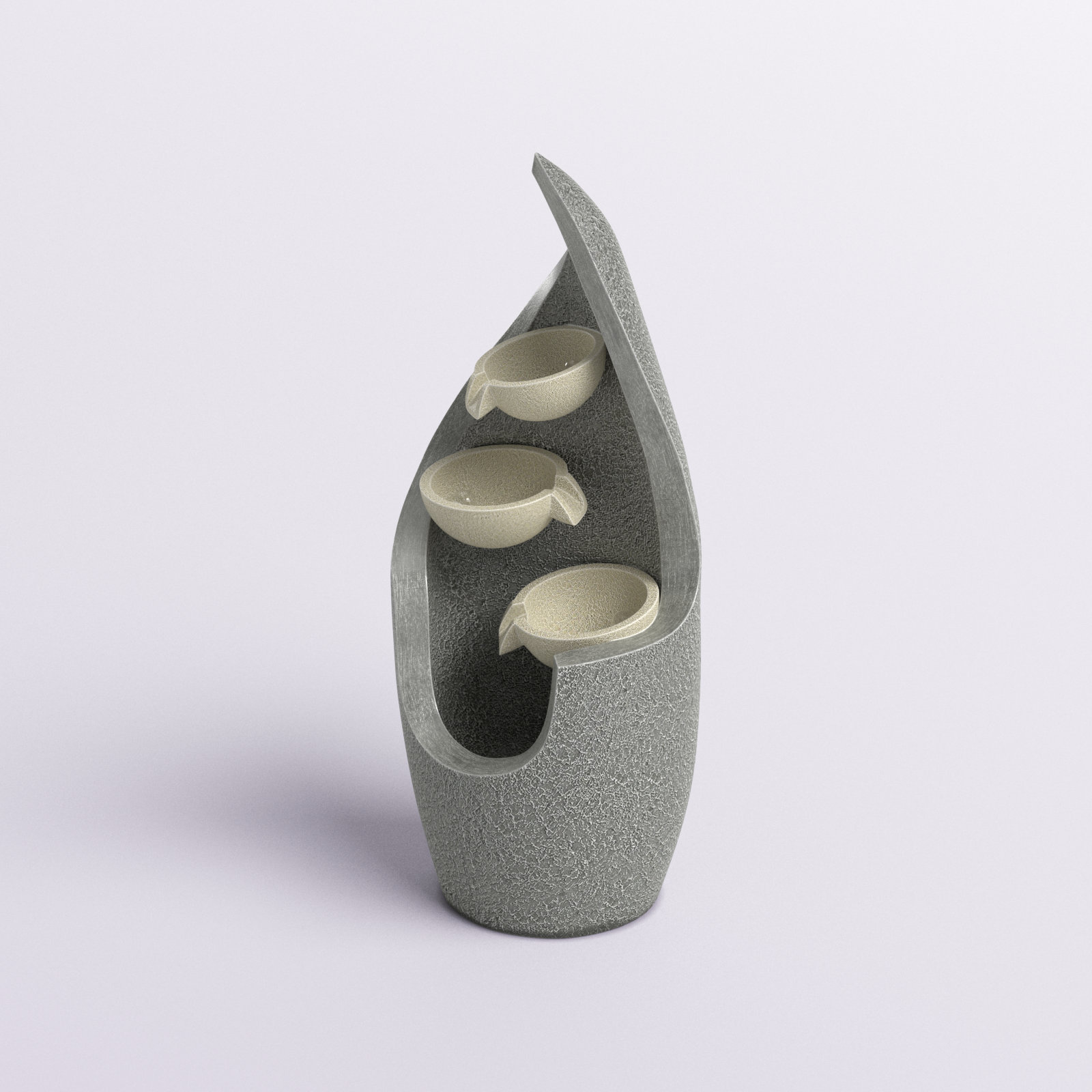 Trent Austin Design® Radel Resin Bowls Fountain with Light | Wayfair