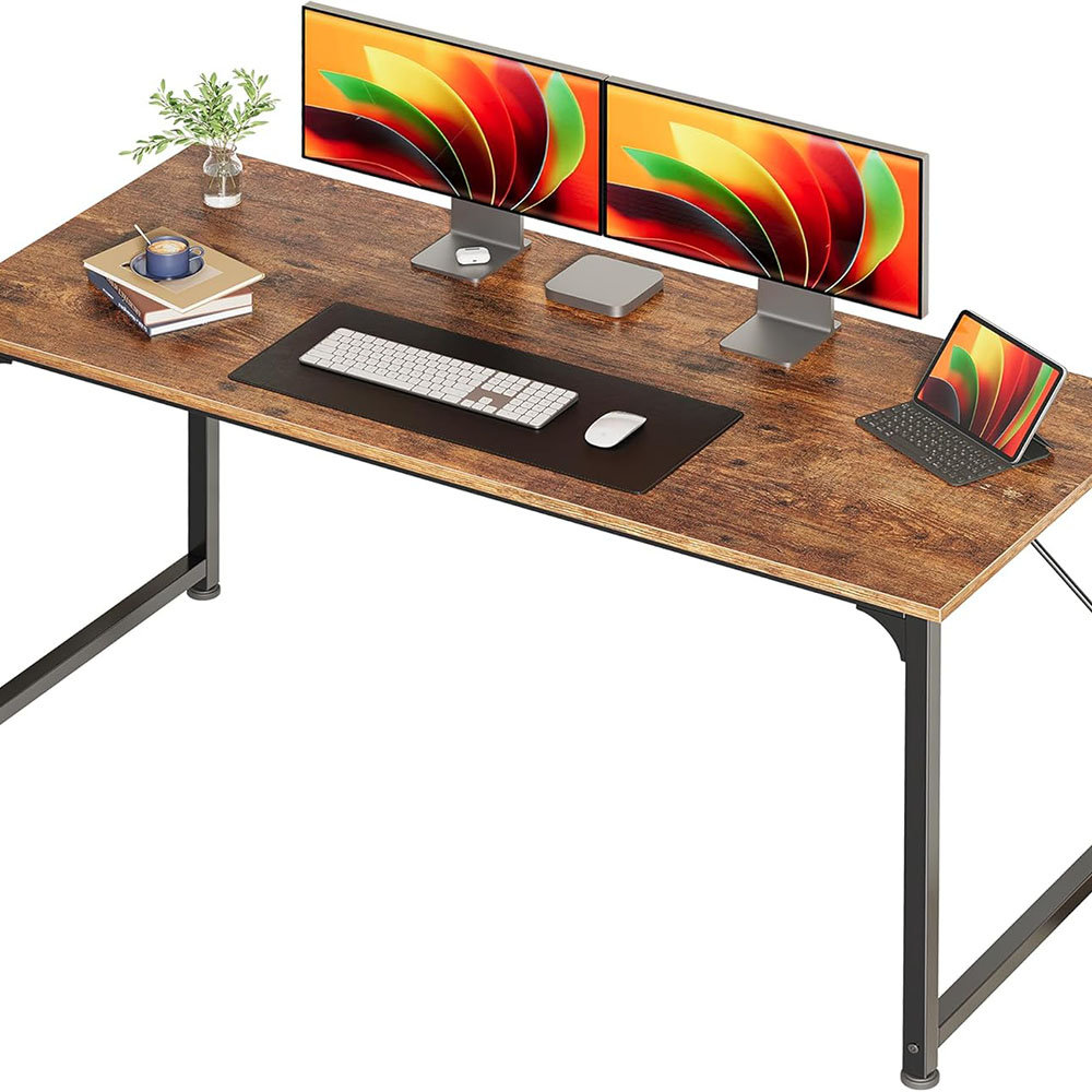 Inbox Zero Simple Office Desk - 55 Inch, Gaming & Work Desk With ...