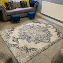 Blue Elephant Oriental Machine Woven Area Rug & Reviews | Wayfair.co.uk