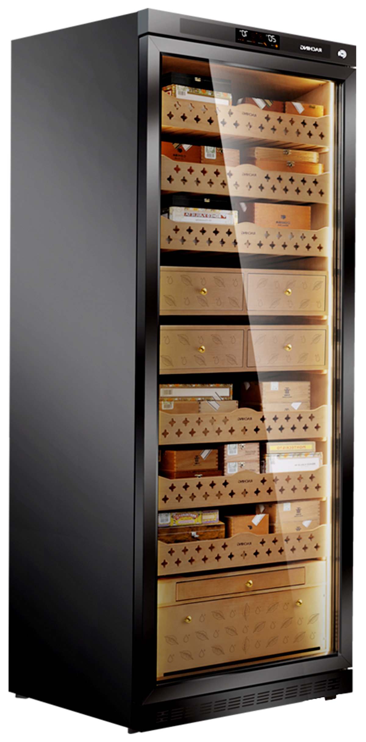 RACHING Cigar Climate Control Cabinet, MON5800 Cigar Humidor Cabinet ...