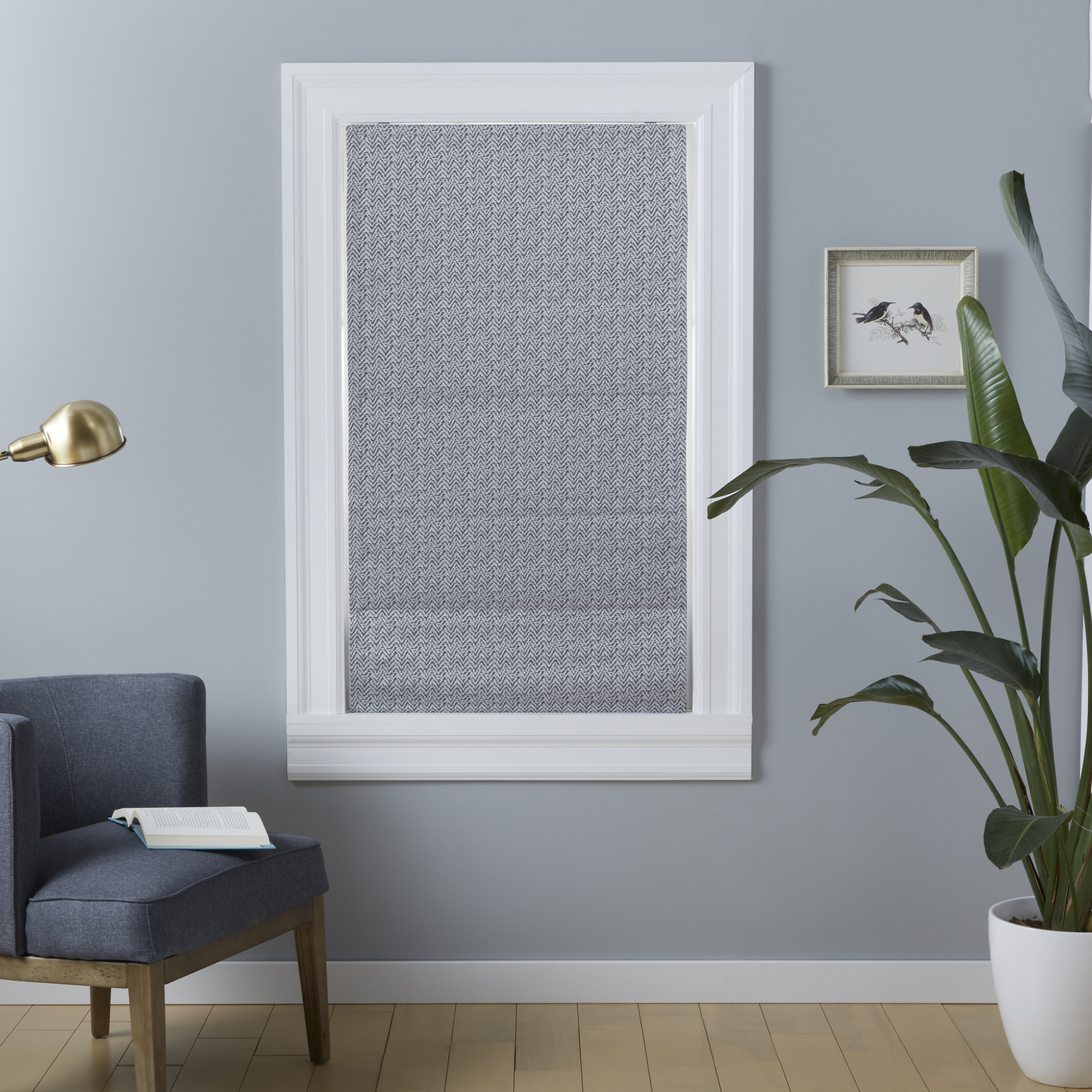 Amalgamated Textiles Exclusive Home Esme Total Blackout Roman Shade ...