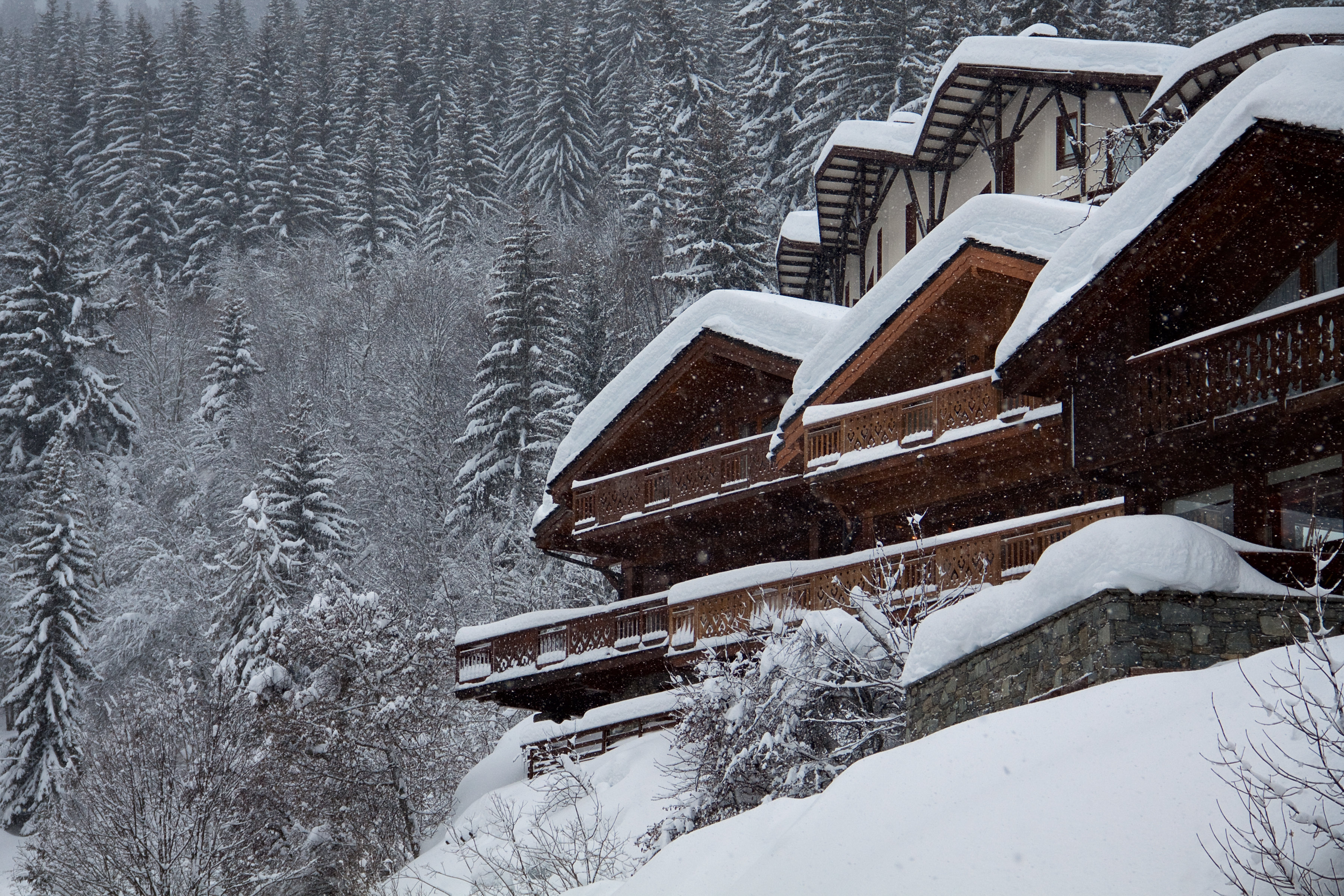 Millwood Pines Alpine Chalet by Smilingsunray - Wrapped Canvas ...