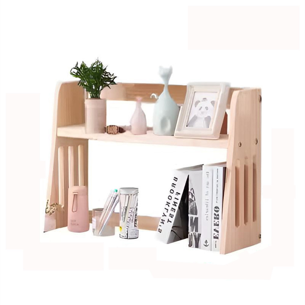 Hokku Designs Creative Solid Wood Children's Desktop Storage Bookshelf ...