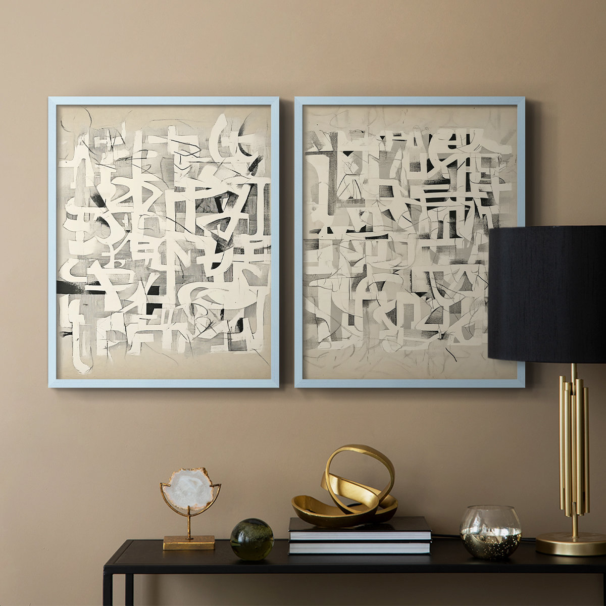 Wrought Studio™ ABSTRACT Series CMII-Premium Framed Print -Ready to ...