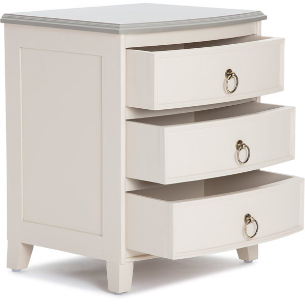 Finch Lachlan Charleston End Table Nightstand with Drawers & Reviews ...