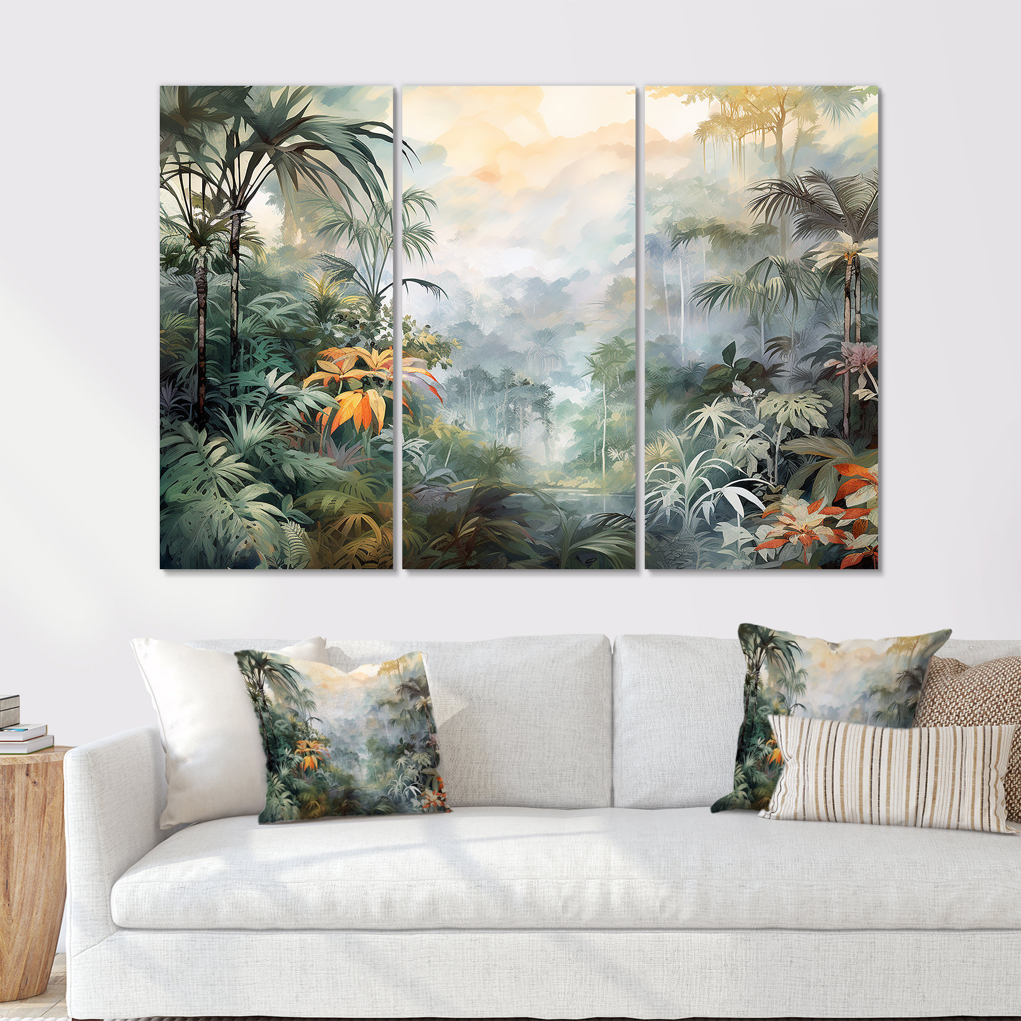 Bay Isle Home™ Tropical Wilderness Escape - Jungle Canvas Art Set | Wayfair