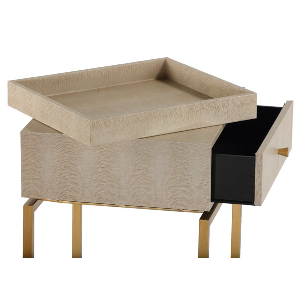 Mercer41 Suzann End Table with Storage & Reviews | Wayfair