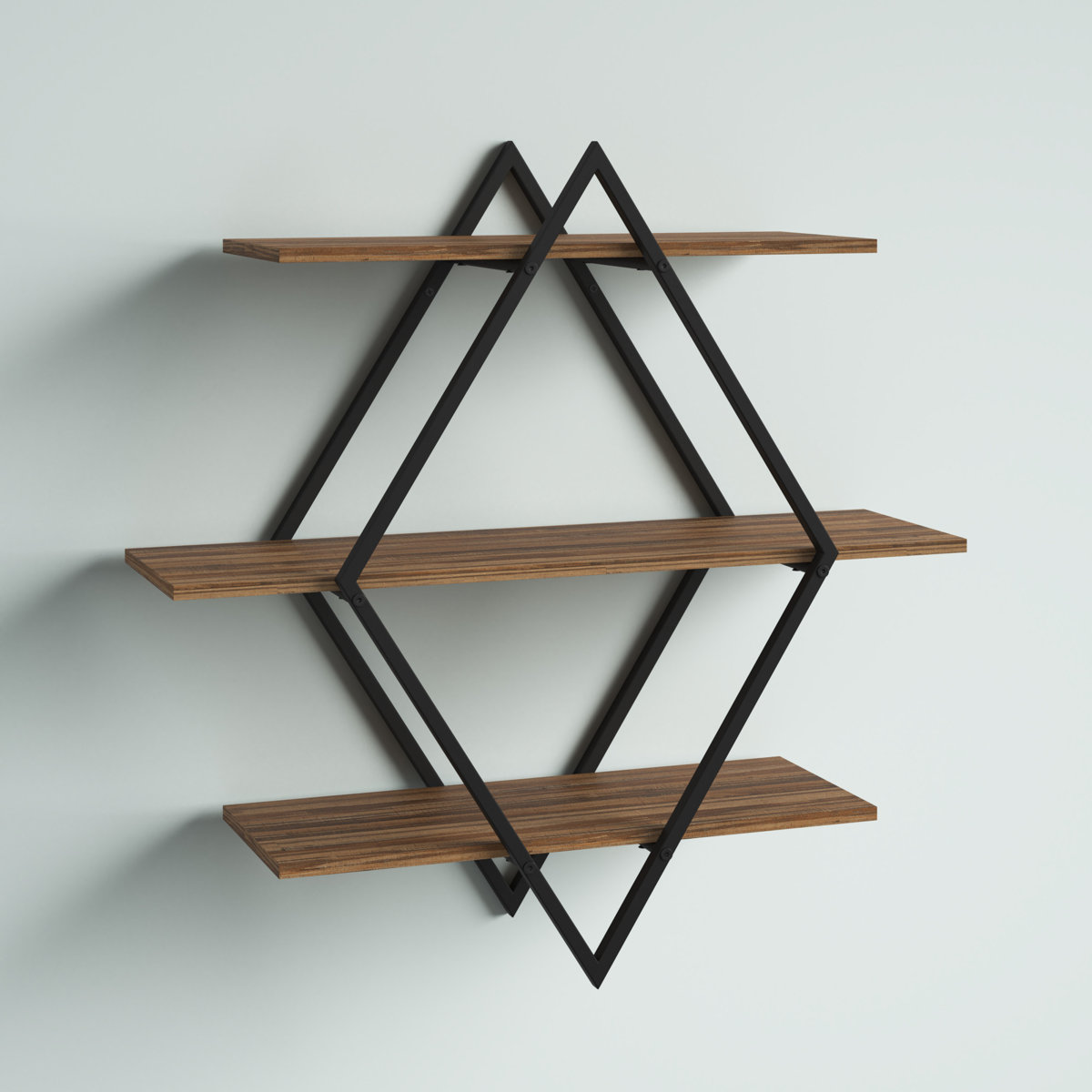 Mercury Row® Midland 3 Piece Diamond Tiered Shelf & Reviews | Wayfair
