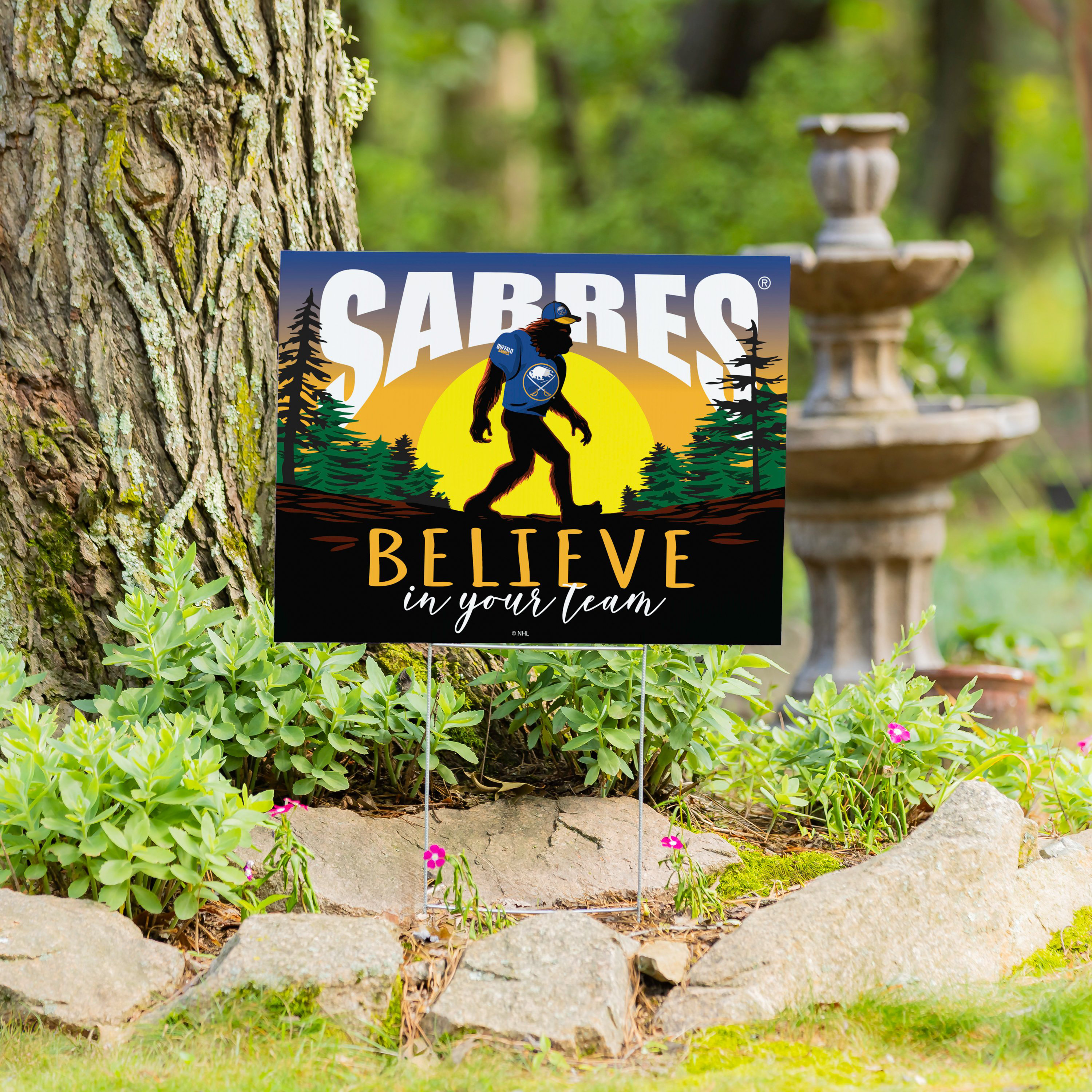Ophelia & Co. Buffalo Sabres Yard Sign, Bigfoot | Wayfair