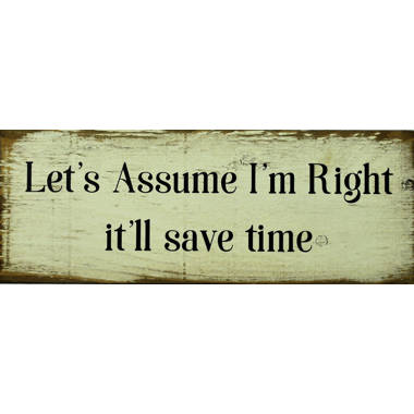 Winston Porter Antani Text & Numbers Decorative Plaque / Box Sign ...