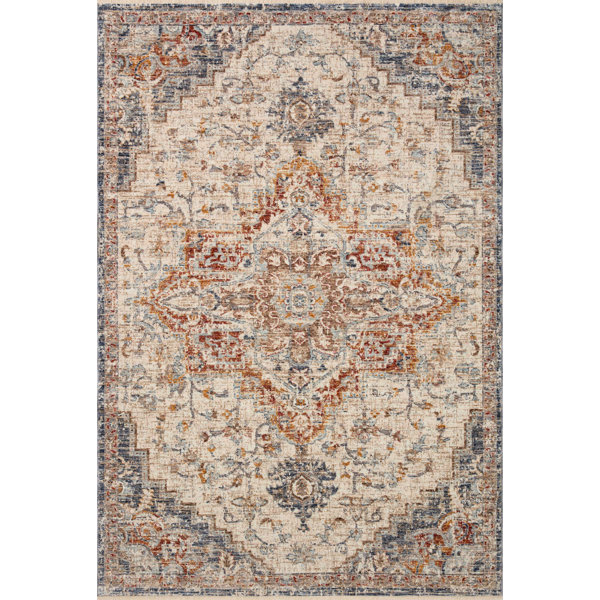 Loloi Rugs Sorrento Oriental Machine Made Power Loom Polyester Area Rug ...