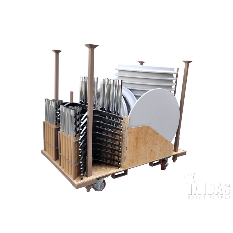 Midas Event Supply Rack Stack N’ Go Pedestal Tables Box Truck | Wayfair