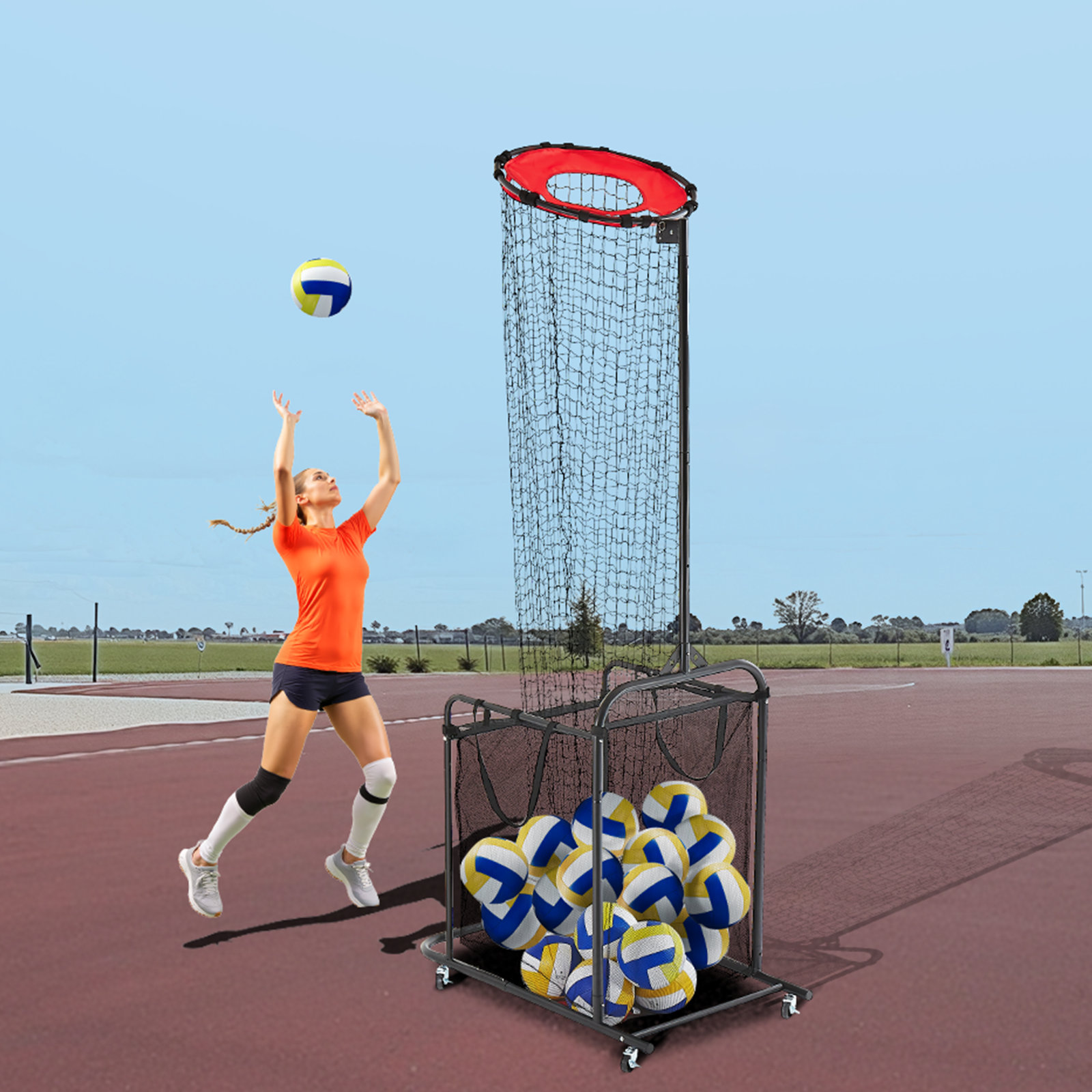 Stellweilan Tessberg Volleyball Setter Training Equipment Trainer Net ...