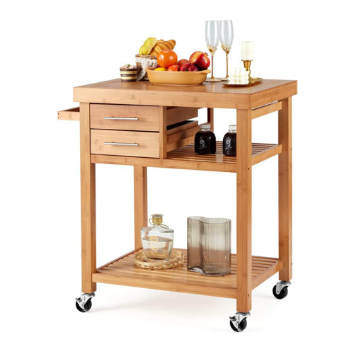 Wayfair | Bamboo Kitchen Islands & Carts You'll Love in 2024