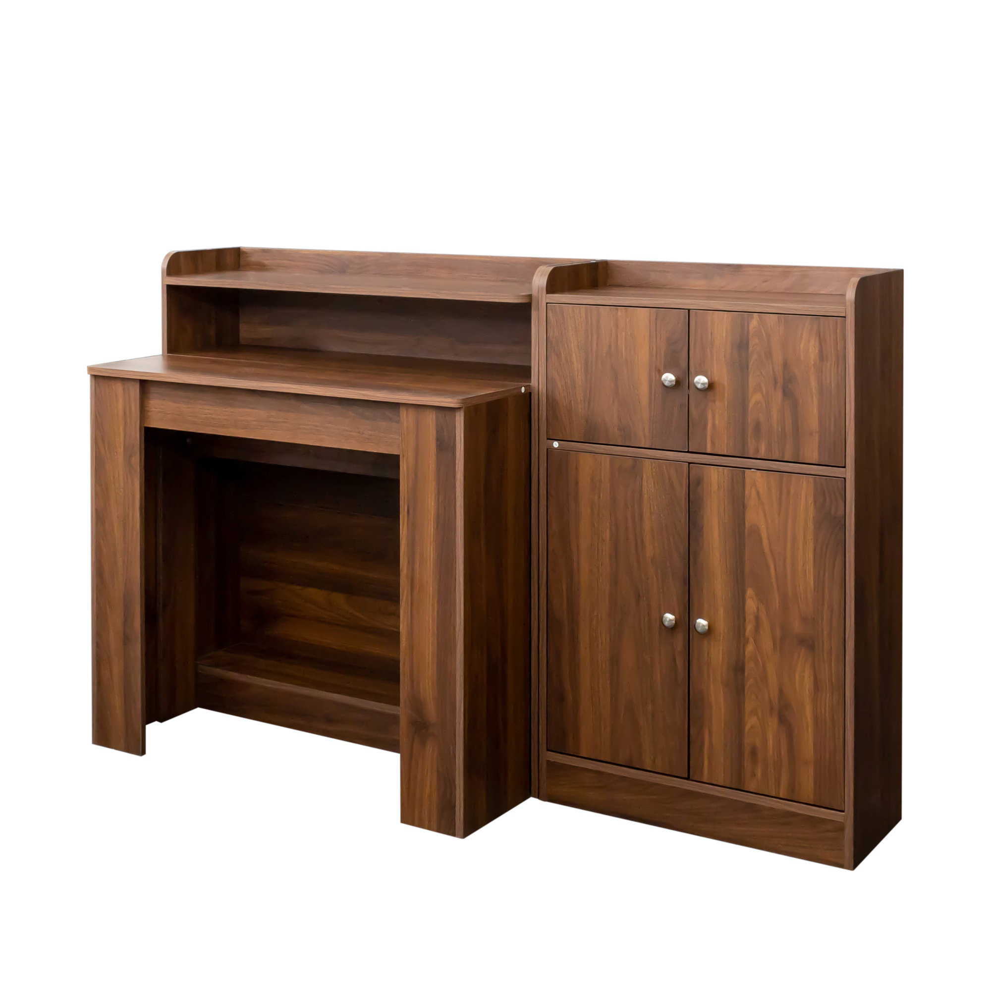 Shinely Homes Style Table de salle à manger extensible moderne avec ...