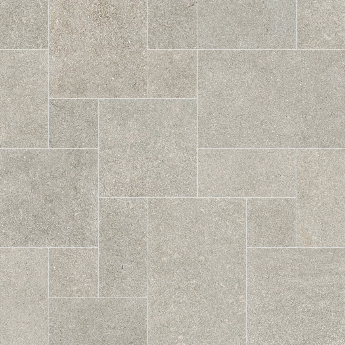 MSI Seagrass Pattern Sandblasted Brushed Limestone Paver Kits(160 Sq ...