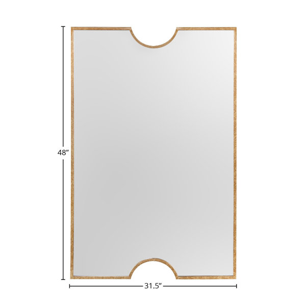 Mercer41 Timmya Metal Rectangle Wall Mirror | Wayfair