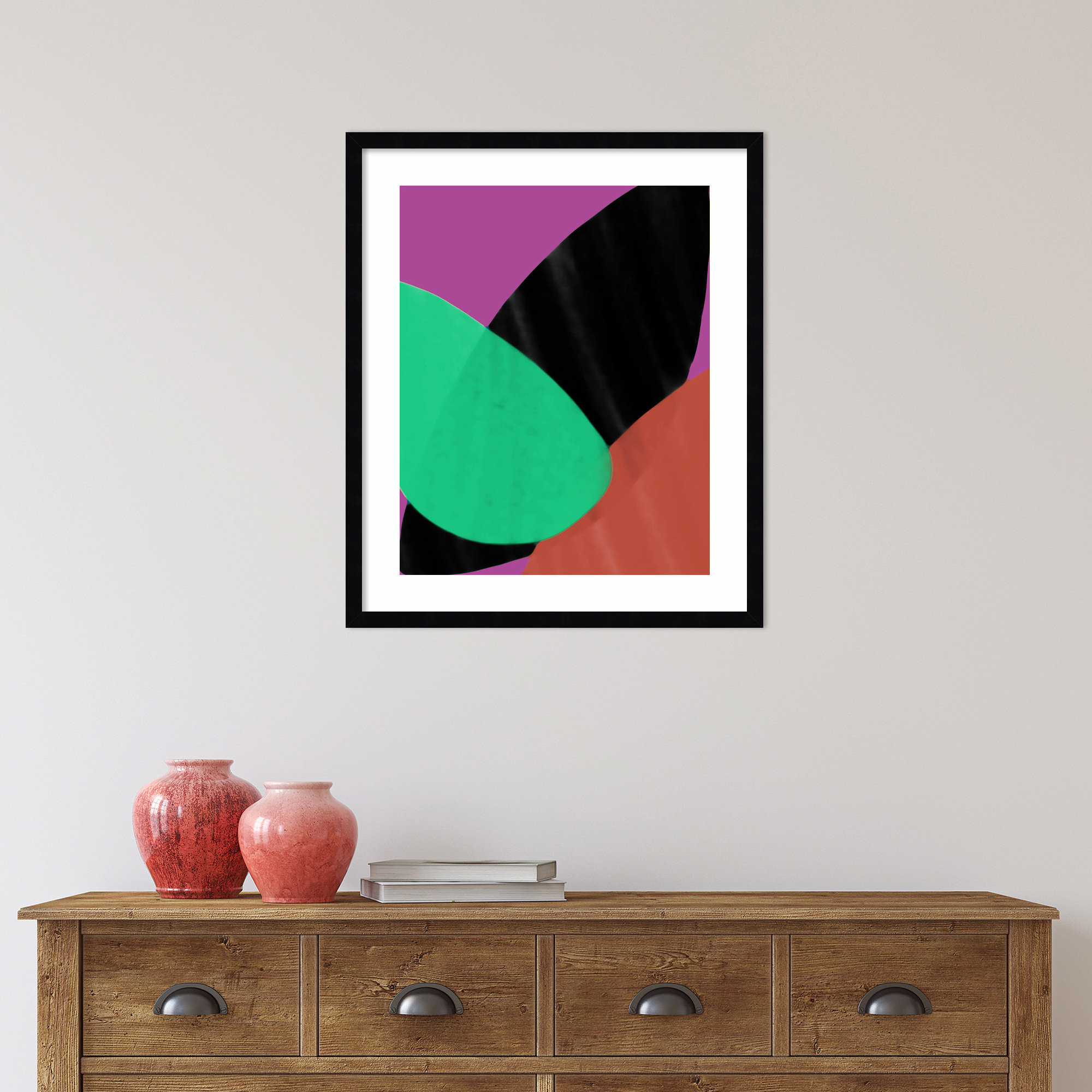 Brayden Studio Bleboo Different Leaves Framed On Paper by Alex Caminker ...