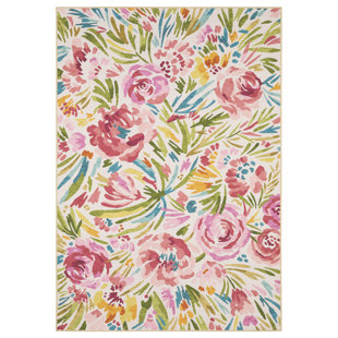 Pink Outdoor Rugs You'll Love | Wayfair