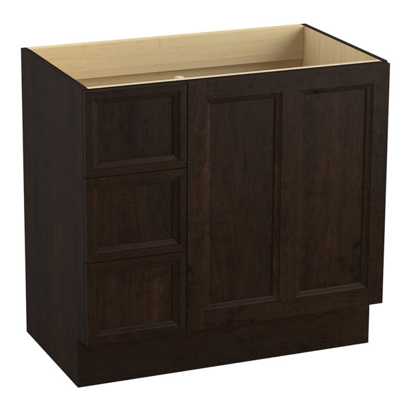 Kohler Damask 36 Vanity Base Only with Furniture Legs and 2 Doors | Wayfair