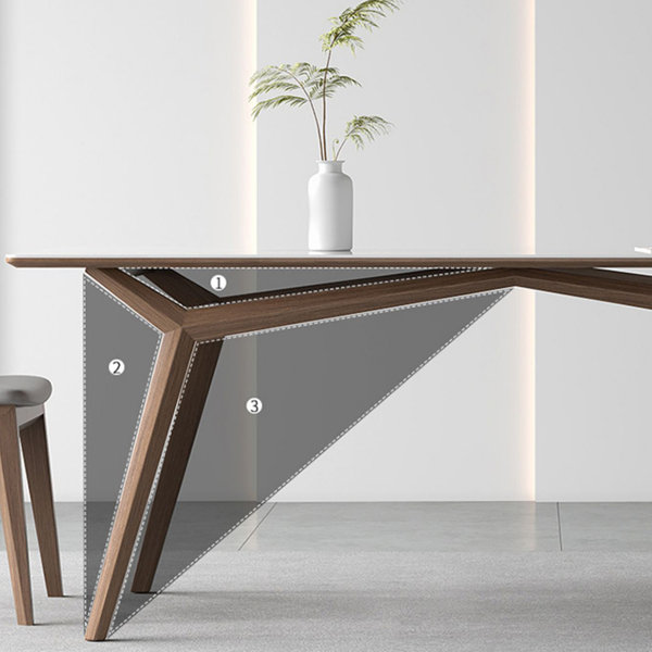 Orren Ellis Simple ash wood rectangular dining table | Wayfair