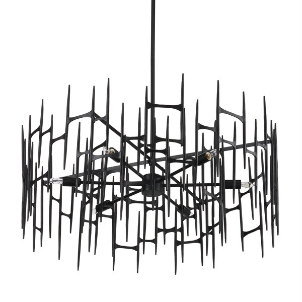 Currey & Company Attingham 6 - Light Chandelier by Ian Thornton | Perigold