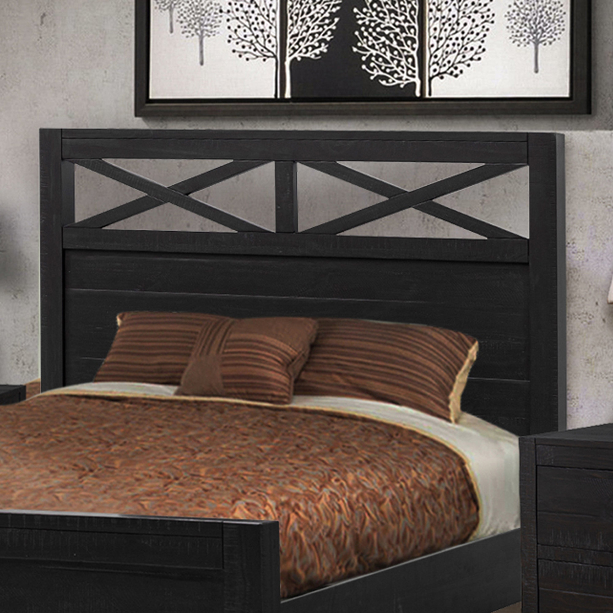 Longshore Tides Beechum Solid Wood Panel Headboard - Wayfair Canada