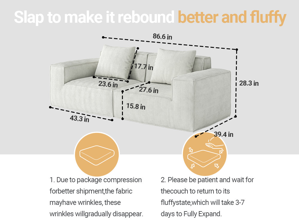 ExAchat modular sofa can be converted into an oversized sofa bed Free ...
