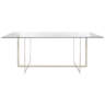 Safavieh Couture Turner 78.75" Trestle Dining table & Reviews | Wayfair