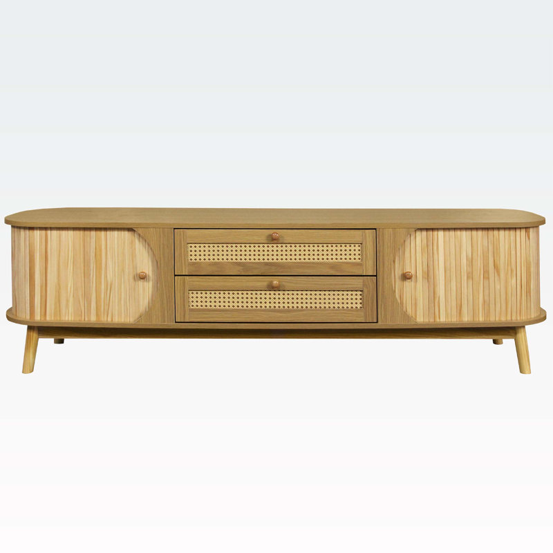 WOBON Modern Farmhouse Media Console Table | Wayfair