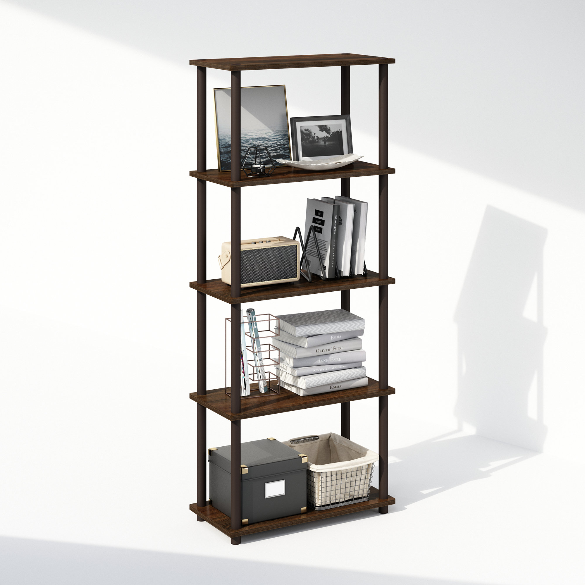 Ebern Designs Creekside Plastic Etagere Bookcase | Wayfair