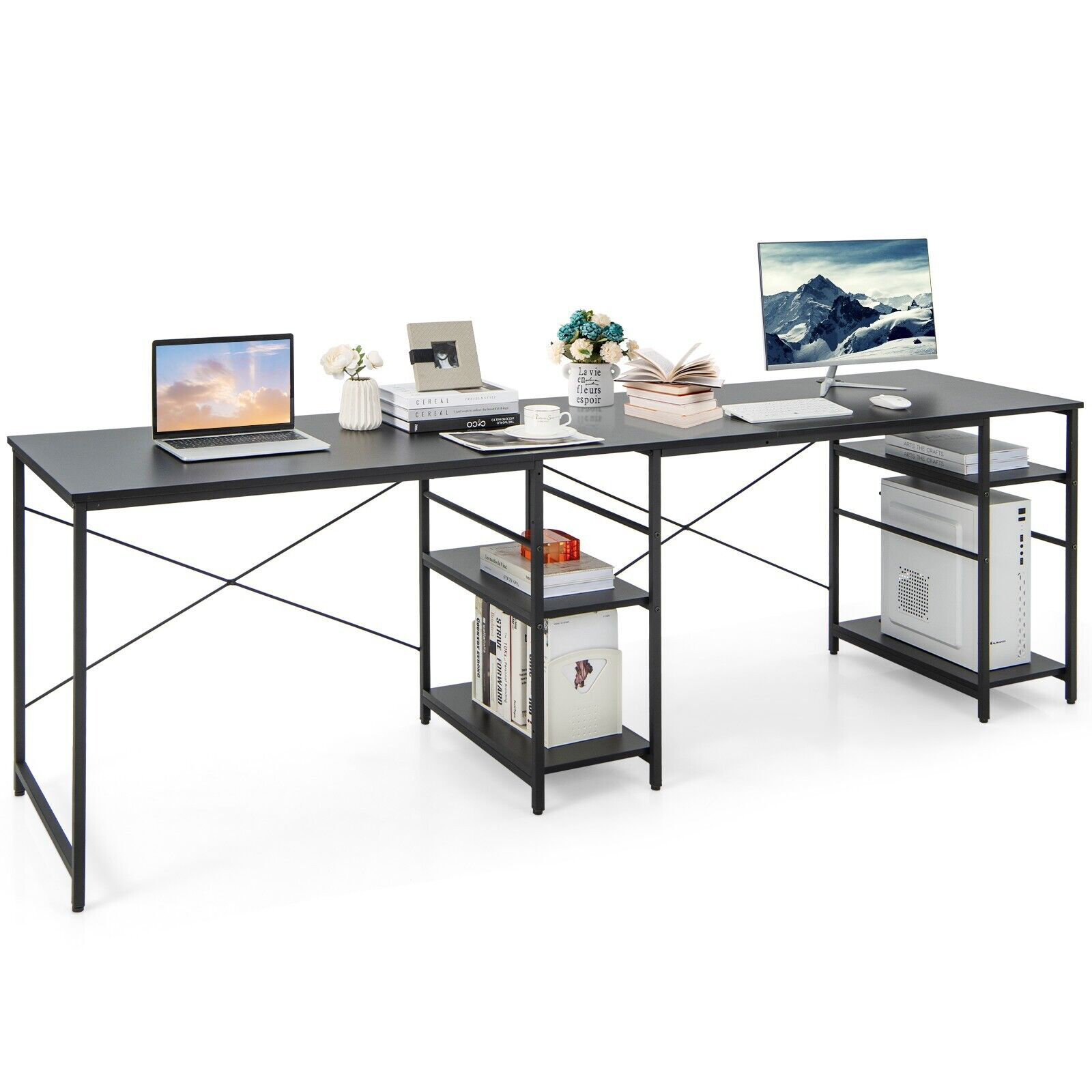 Borough Wharf Addalynne L-Shaped Metal Base Computer Desk | Wayfair.co.uk