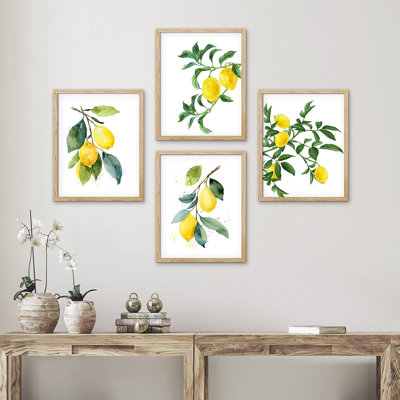 Laurel Foundry Modern Farmhouse® Lemon Squeeze I - 2 Piece Wrapped ...