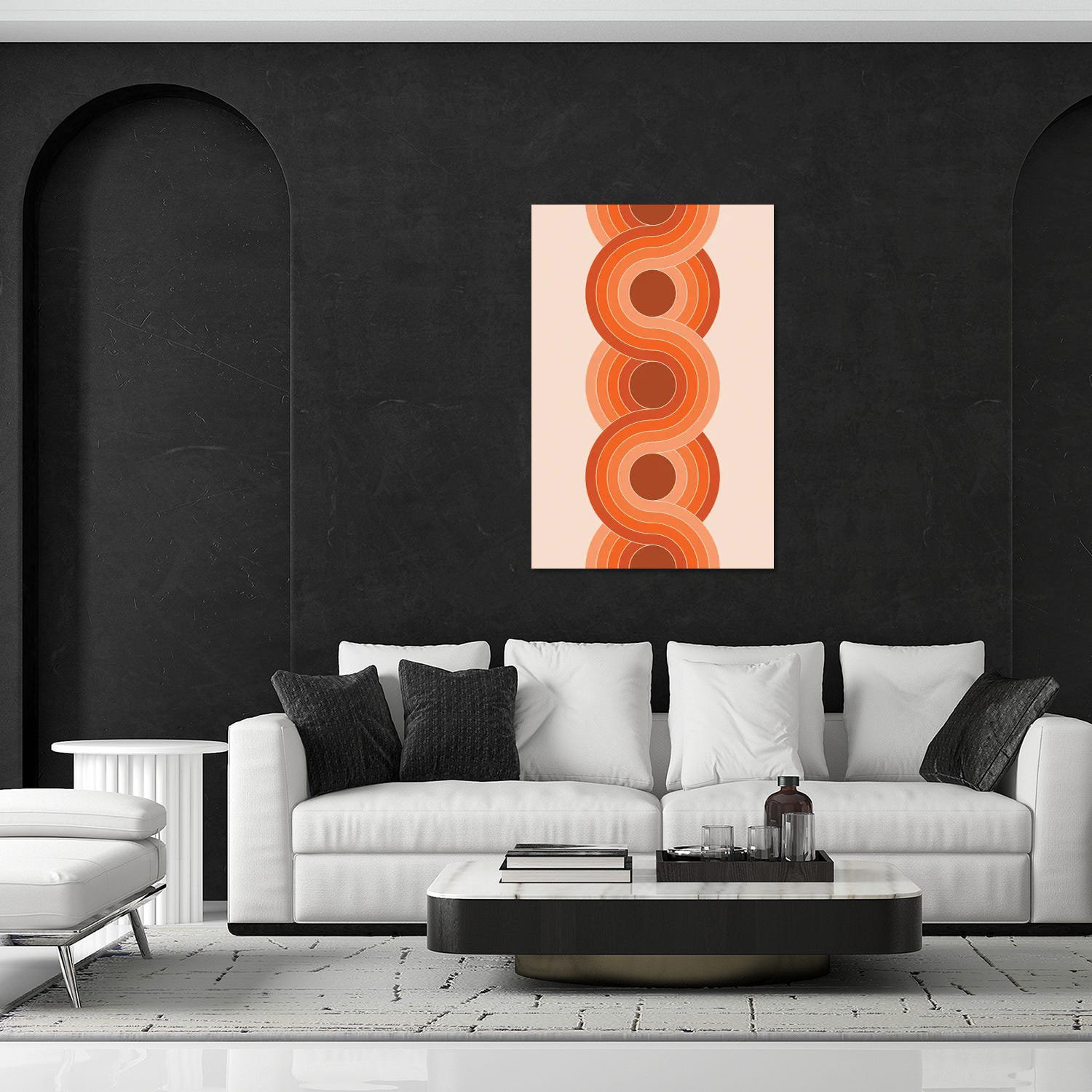 Ivy Bronx Red Rock Chain by Circa 78 Designs - Unframed Graphic Art ...