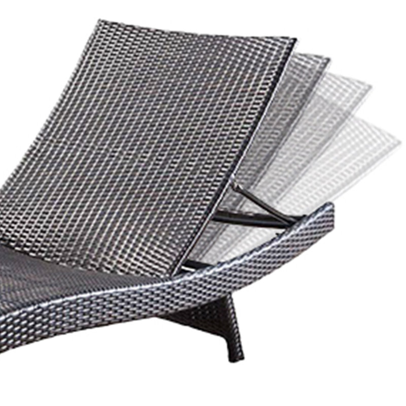 Red Barrel Studio® Veachel Outdoor Wicker Chaise Lounge | Wayfair