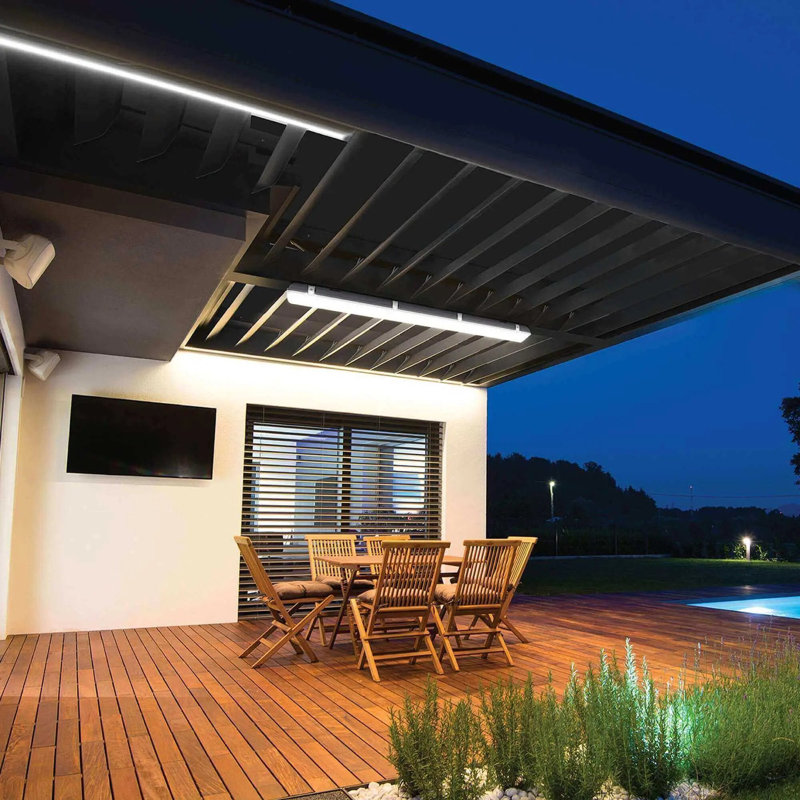 KODA 46" LED Indoor and Outdoor Shop Light with Motion Sensor | Wayfair