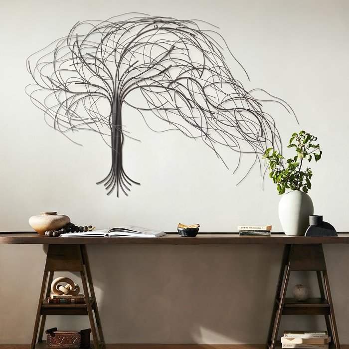Wade Logan® Metal Windy Tree Wall Décor & Reviews | Wayfair