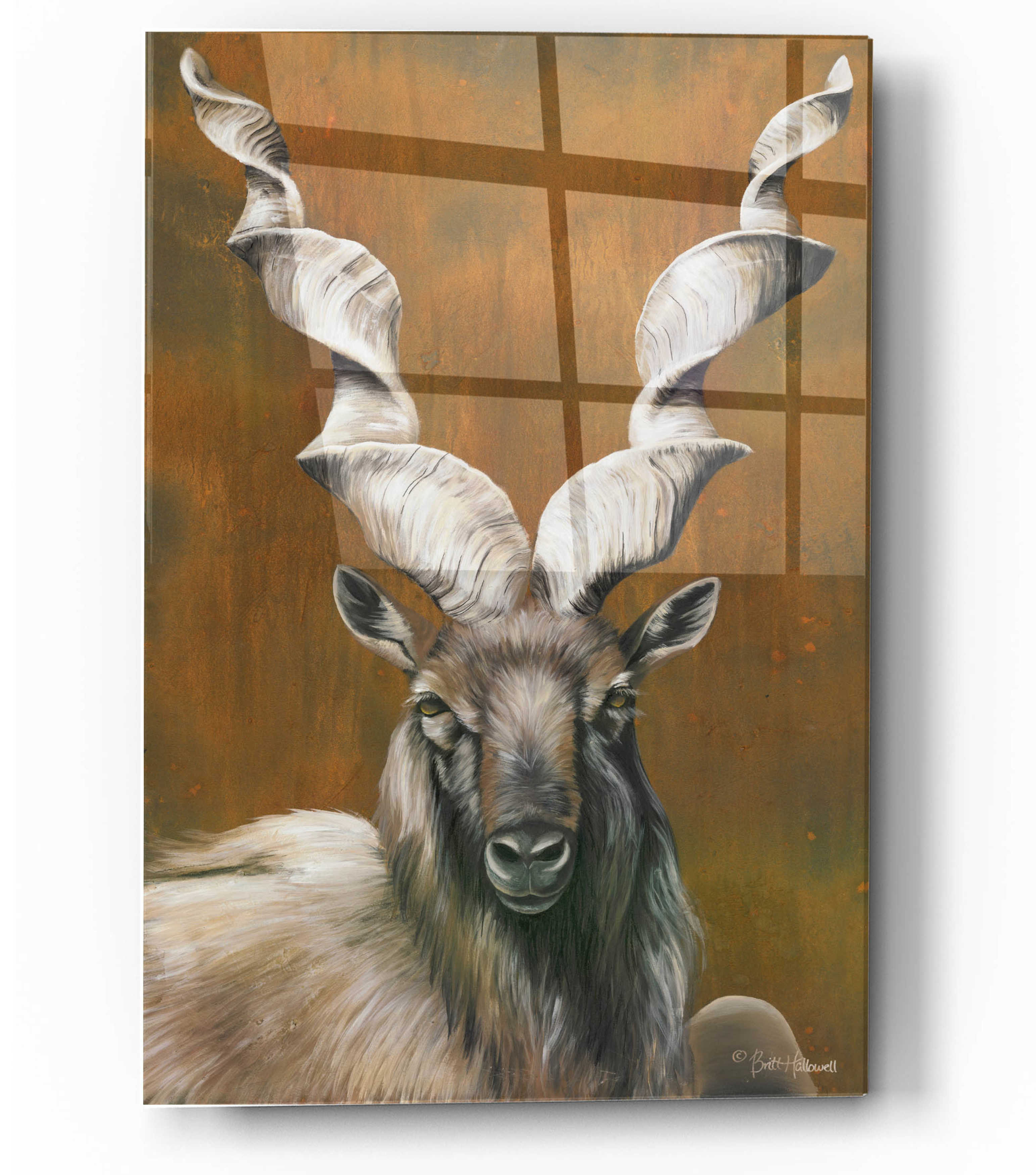 Millwood Pines Mighty Markhor by Britt Hallowell - Unframed Graphic Art ...