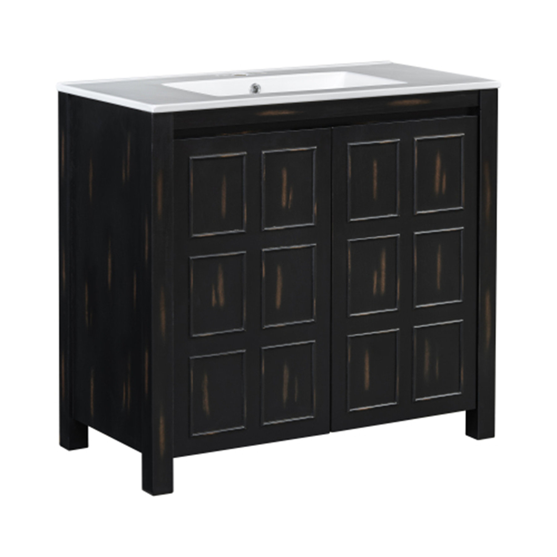 Gracie Oaks 72" Bathroom Vanity Set with Double Vanities (Separate ...