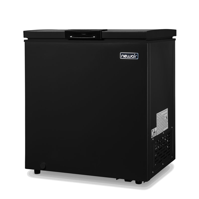 Newair 5 Cu. Ft. Mini Deep Chest Freezer and Refrigerator in Black with ...