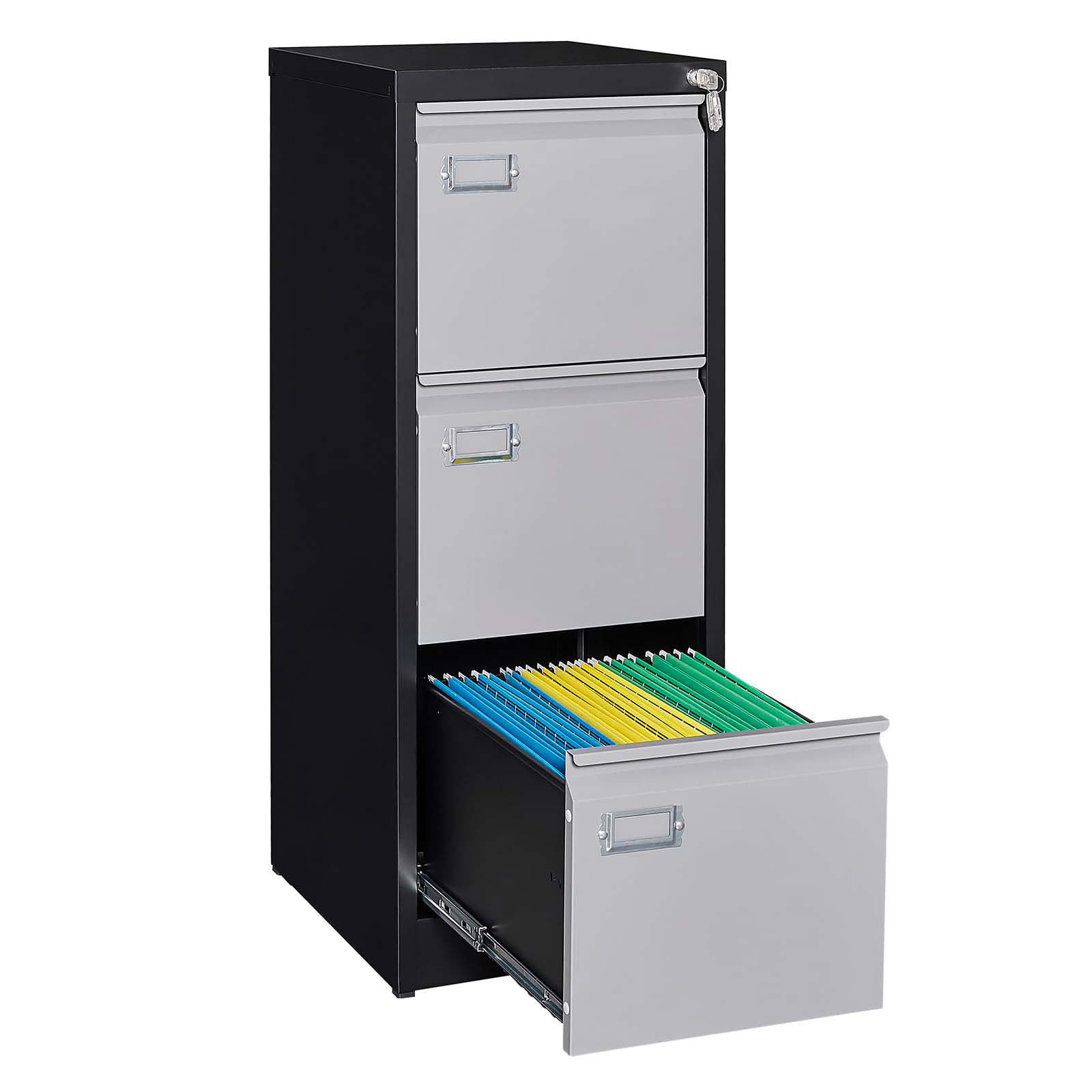 Inbox Zero 3 Drawer Vertical File Cabinet With Lock - Wayfair Canada