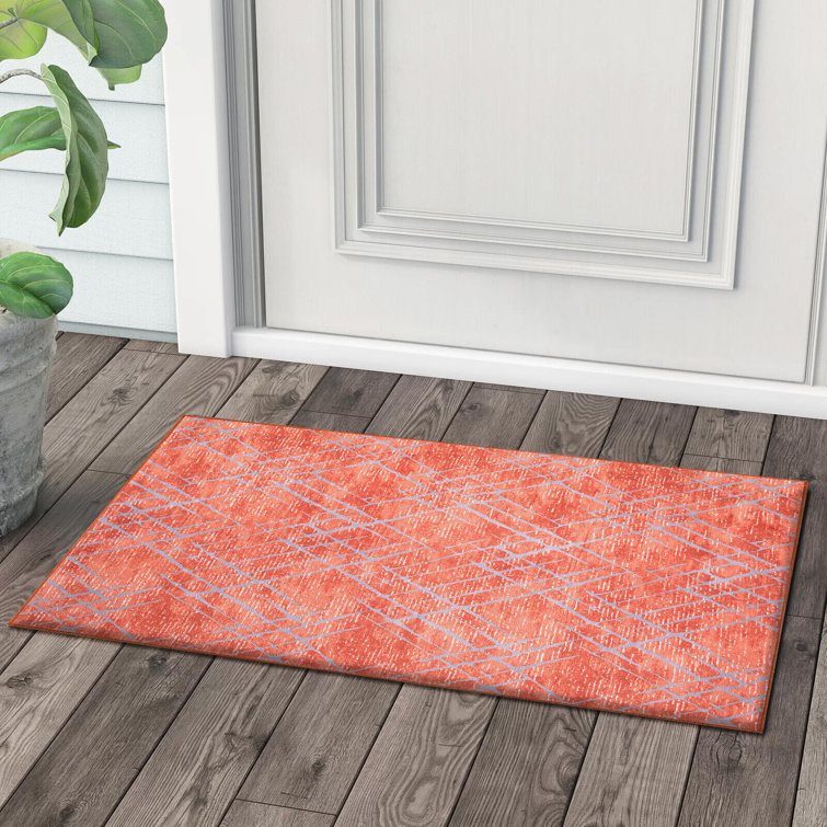 Metro Lane Living Room Red/Grey Rug | Wayfair.co.uk