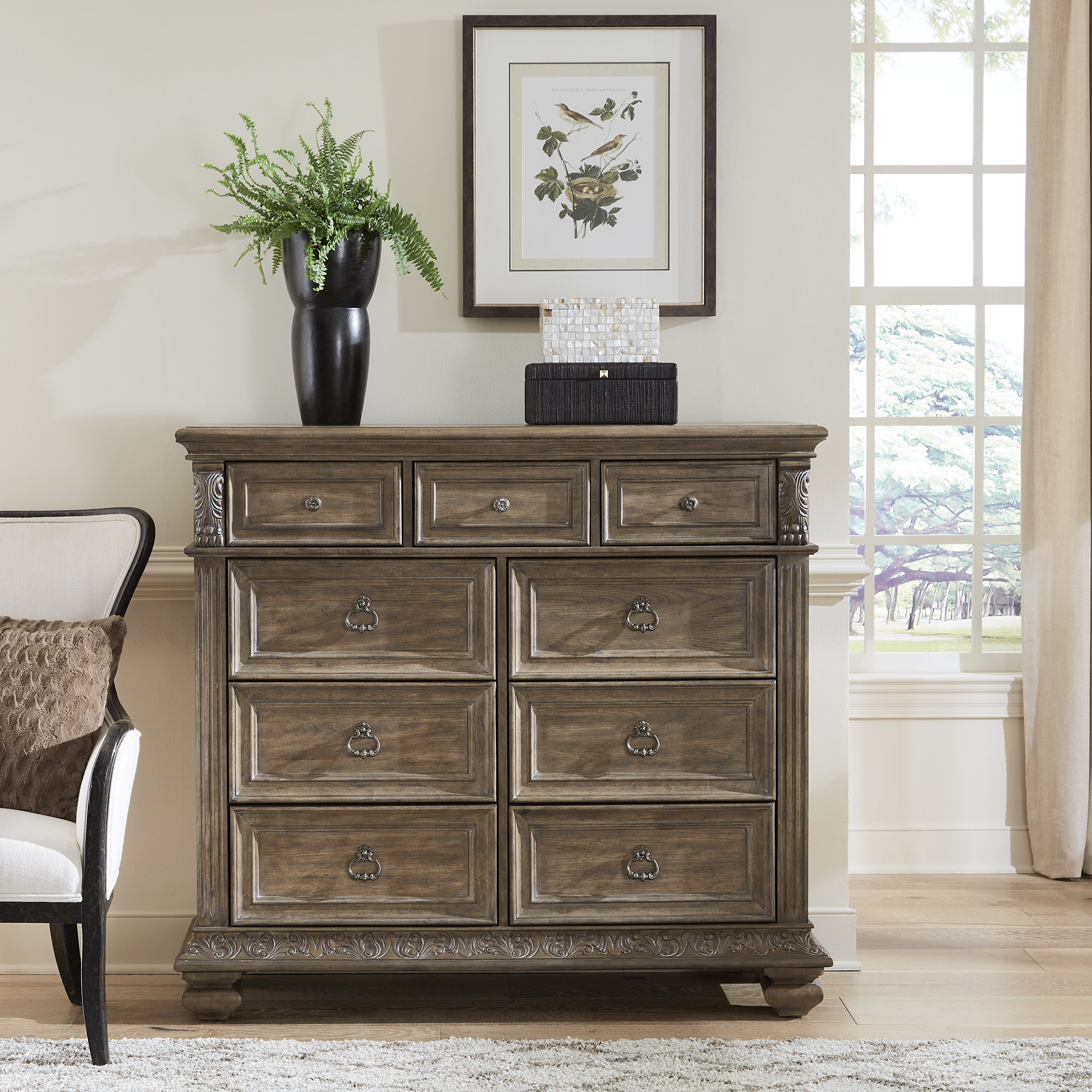 Lark Manor™ Areford 9 Drawer 53" W Double Dresser | Wayfair