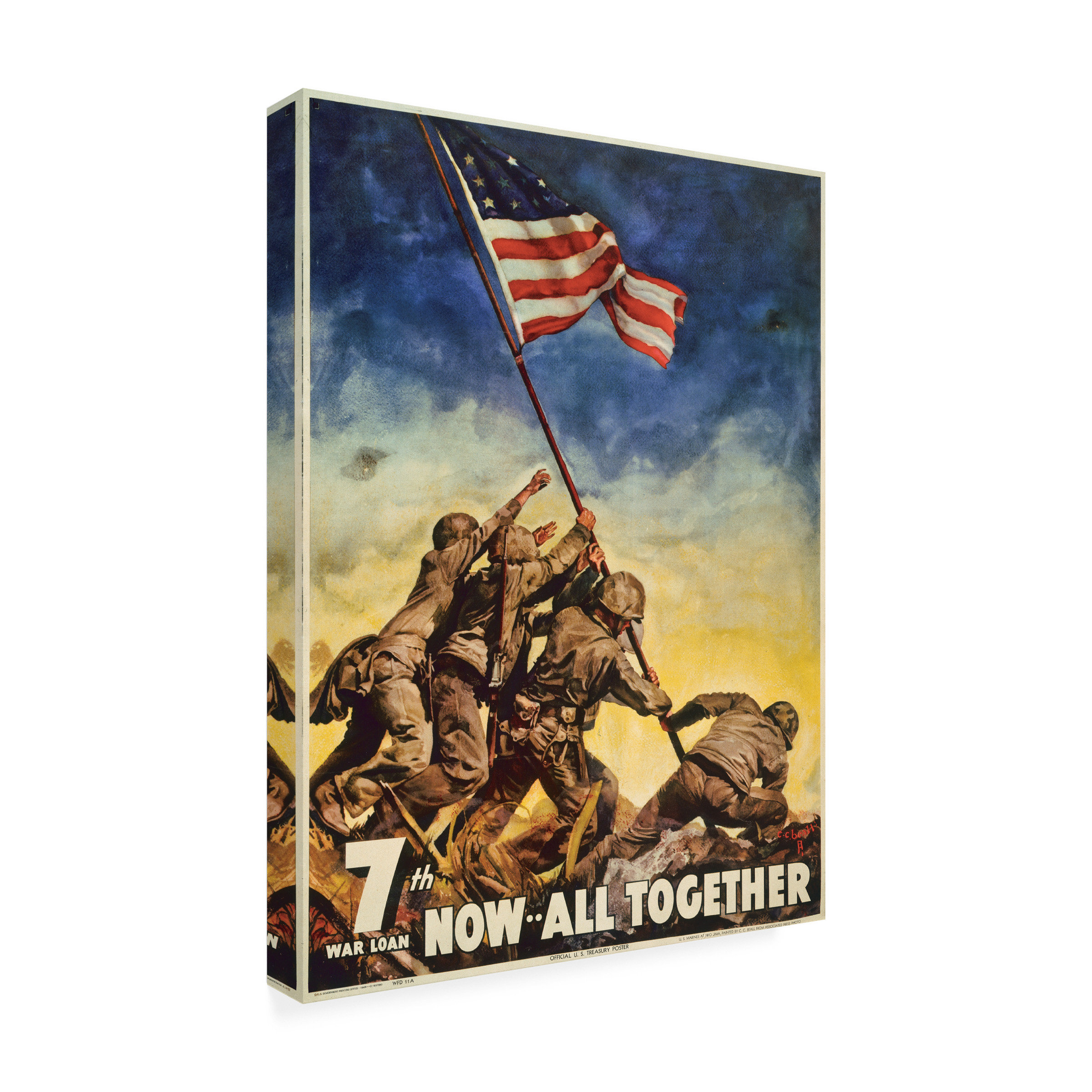 Winston Porter Print Collection 'Marines All Together' Canvas Art ...