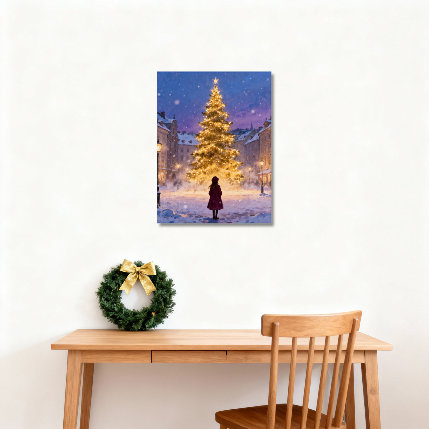 Union Rustic Winter Tree Canvas Wall Art | Wayfair