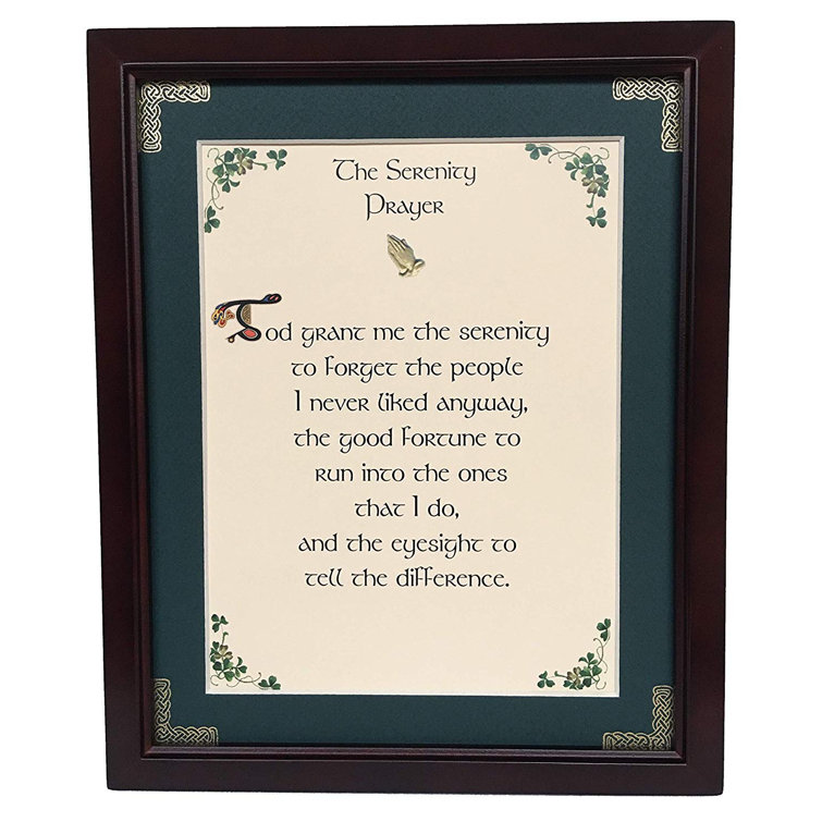 Peter Townsend's Irish Collection " Serenity Prayer - Humorous ...
