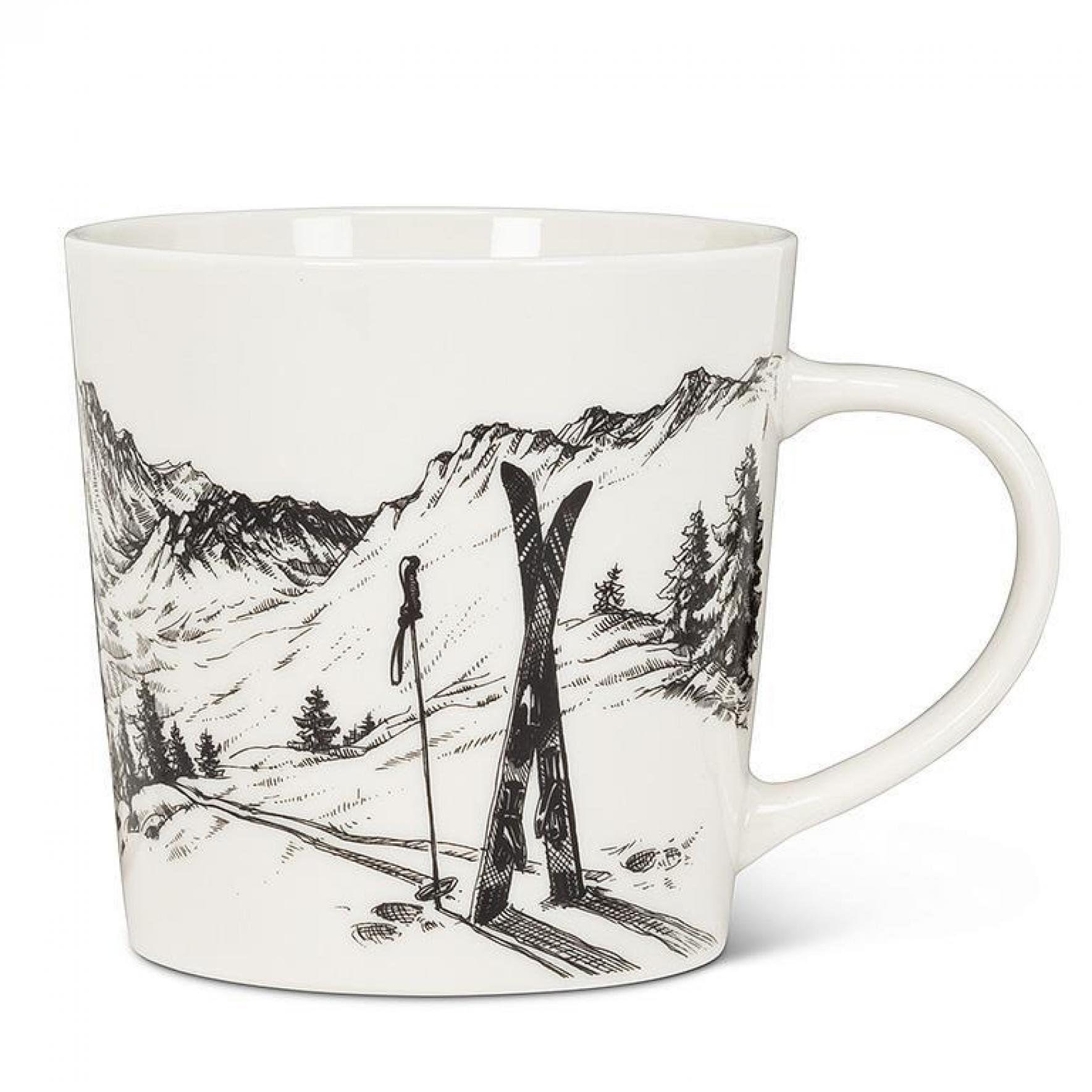 Millwood Pines Ski Scenery Sketch Mug - Wayfair Canada