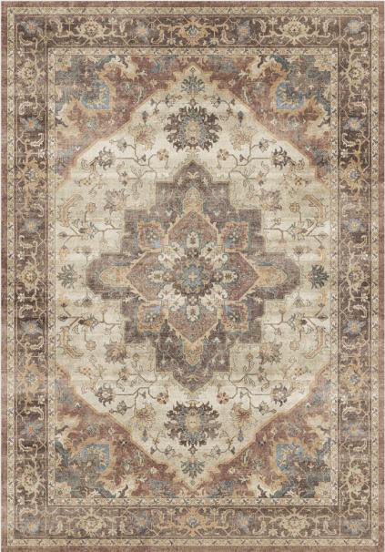 Badgley Mischka Whitley Bewitched Machine Washable Soft Touch Area Rug ...