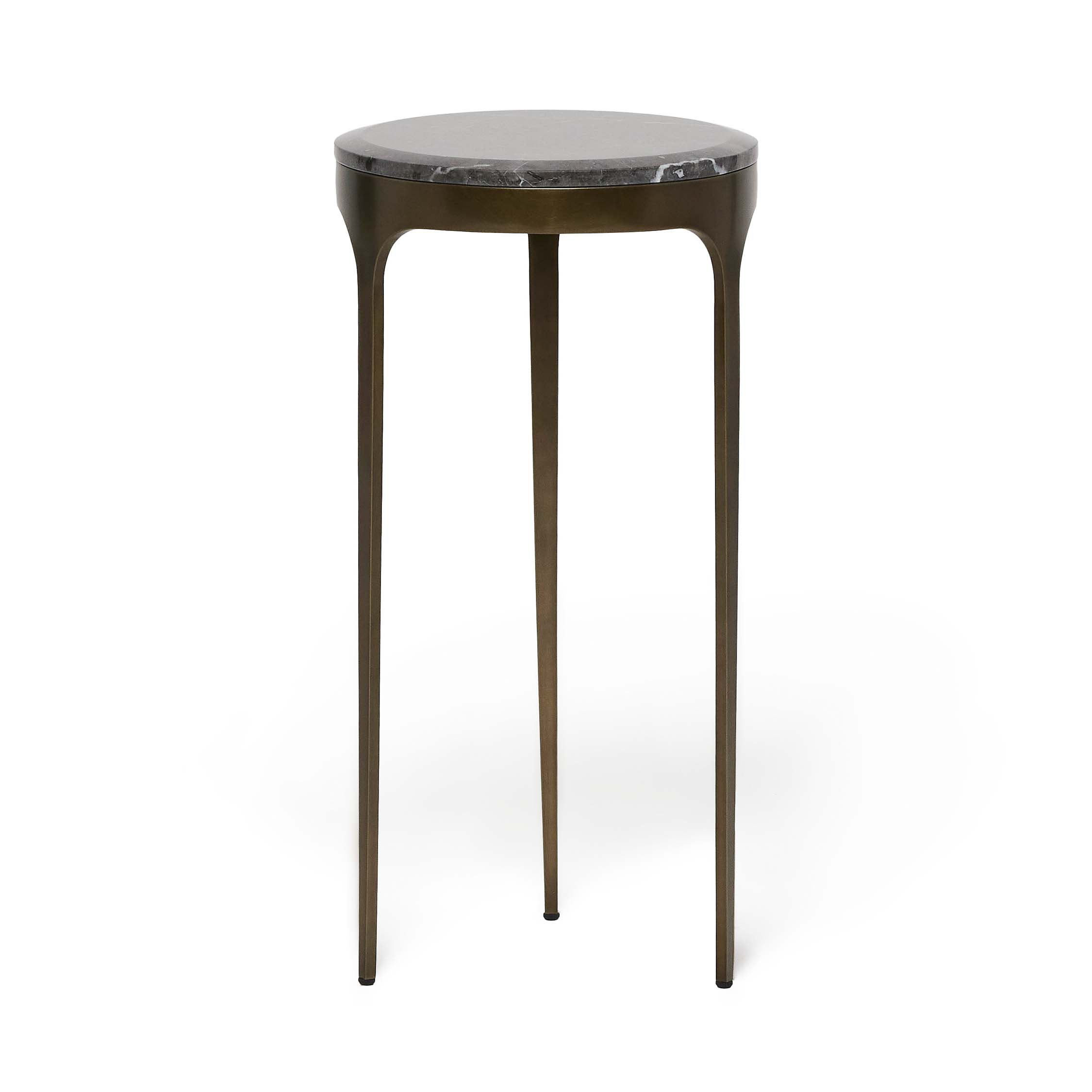 Interlude Camilla Marble Top End Table | Wayfair