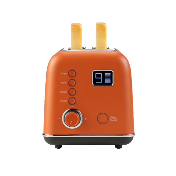 Digitracker Link 2-slice Smart Digital Leverless Toaster | Wayfair